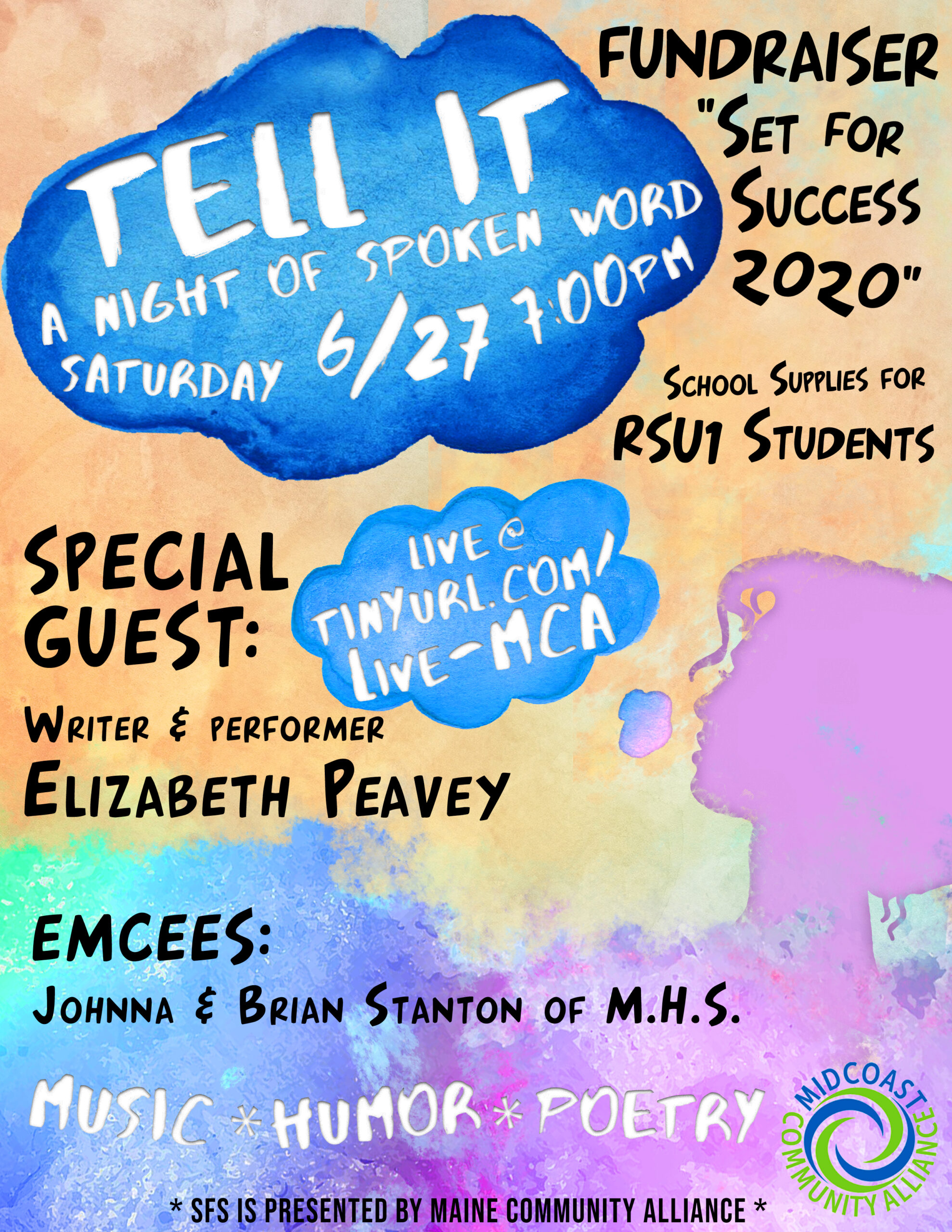 TELL IT! A NIGHT OF SPOKEN WORD & STORYTELLING – Midcoast Youth Center