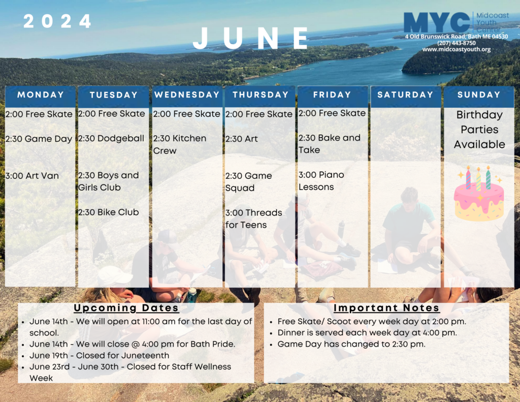 Compass After School & Summer Program – Midcoast Youth Center